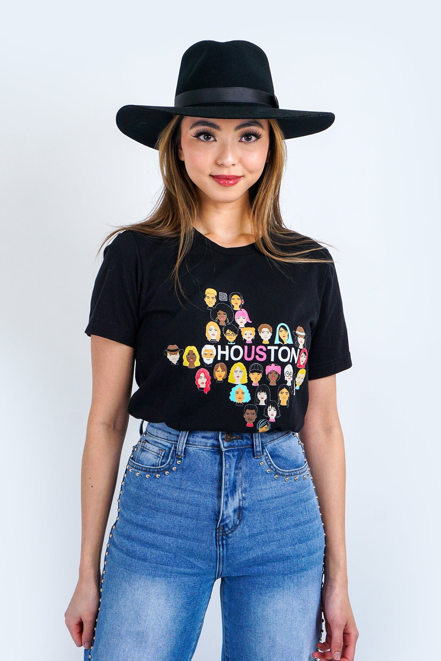 Black Houston T-Shirt | Women's Clothing and Accessories | Houston, TX