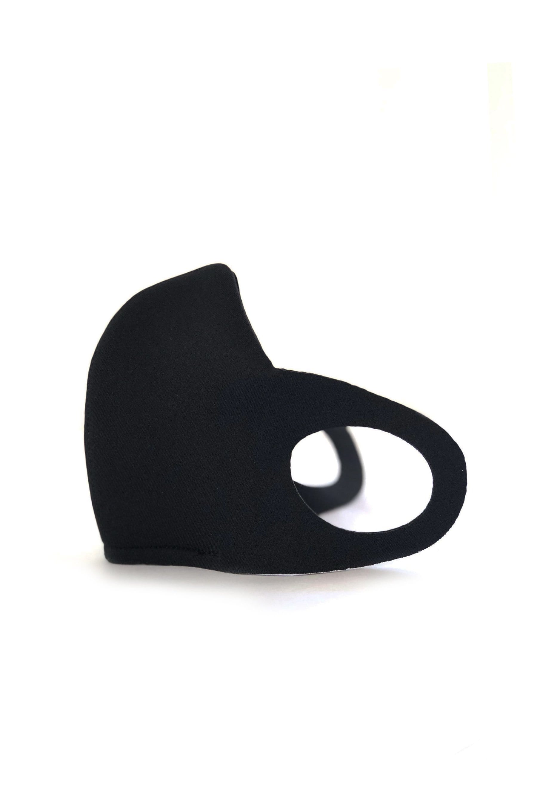 Antibacterial Premium Neoprene Waterproof Face Mask (Filter Pocket) Black